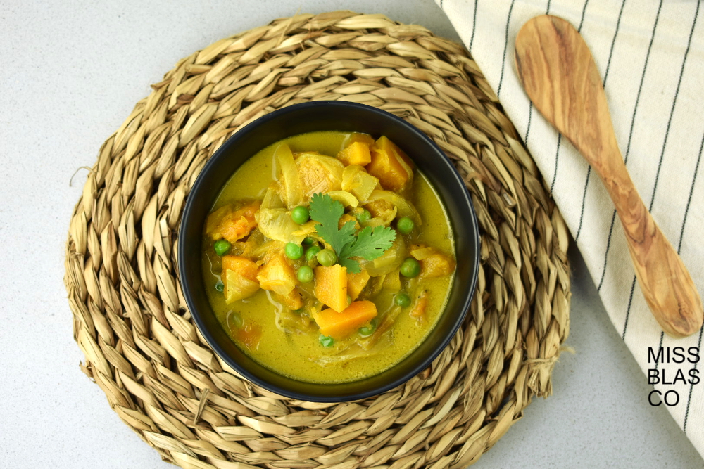Easy Vegetable Curry - RECIPE - MISS BLASCO